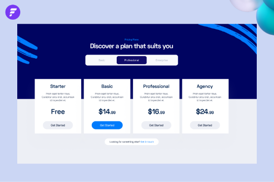 🟢 Pricing Component • Wave - Webflow